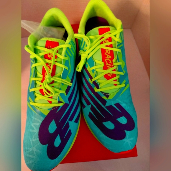 New Balance | Shoes | New Balance Racing Track Sneaker Aqua Lime Men 15 ...